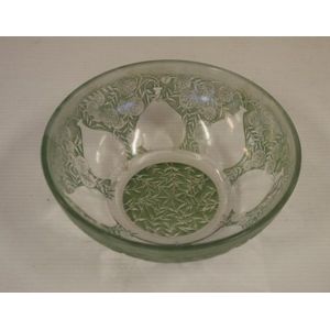 Rene Lalique Frosted Glass Bowl 'Vases' (1927) - French - Glass