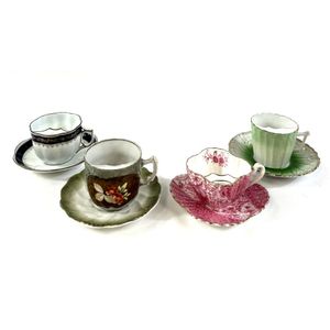 Antique pottery moustache cup - price guide and values