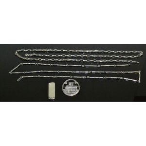 Scottish Silver Brooch, Chains, and Ingot Set - Necklace/Chain - Jewellery