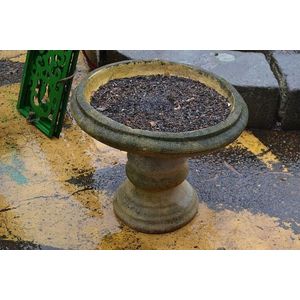 Composite Stone Bird Bath - 43cm x 54cm - Decorative - Garden Other ...