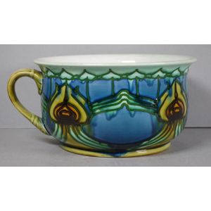 Minton Secessionist Chamber Pot with Hairline Crack - Minton - Ceramics