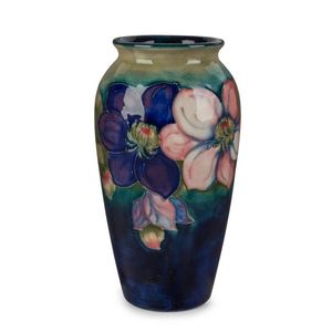 Moorcroft Clematis Pottery Vase - Moorcroft - Ceramics