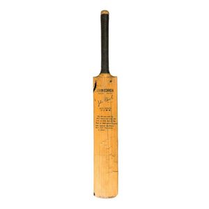 John Edrich's Signed and Endorsed Match-Used Cricket Bat - Sporting ...