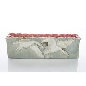 Geese Relief Vase by John Castle-Harris - Castle-Harris, John - Ceramics