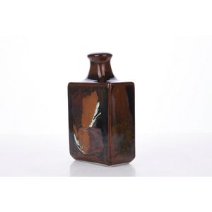 Tenmoku Bottle Vase by Reg Preston - Australian Themes & Other Makers ...