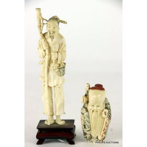 Carved Chinese ivory human figures - price guide and values