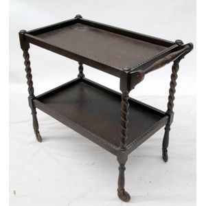 Vintage and mid-century wooden tray mobile - price guide and values
