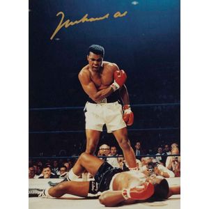 Signed Muhammad Ali Photograph Standing Over Liston - Sporting - Boxing ...