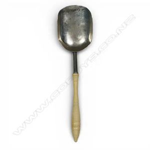 George III Silver and Ivory Handled Caddy Spoon, Birmingham 1812 ...