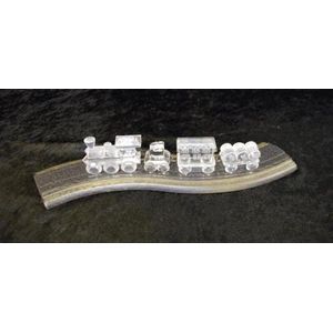 Swarovski Crystal Train Set with Track - European - Glass