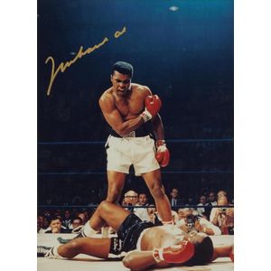 Ali's Victory: Signed Photograph with Liston Knockout - Sporting ...