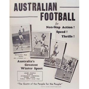 AFL/VFL posters memorabilia - price guide and values