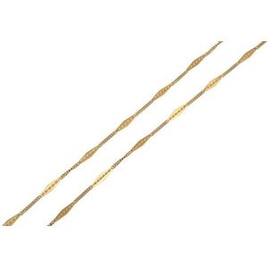 18ct Gold Flat Fancy Link Chain Necklace - 800mm - Necklace/Chain ...