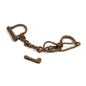 Australian Colonialconvict leg irons / ball and chain used in Van ...