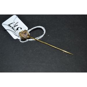 Quartz and Gold Stick Pin Set - Stick, Hat & Tie Pins - Jewellery