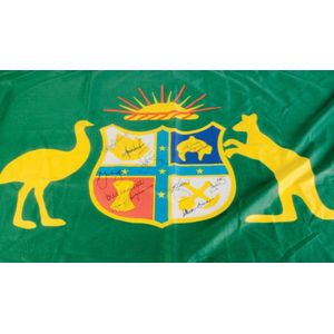 Australian Cricket Board Flag with 11 Signatures - Sporting - Cricket ...