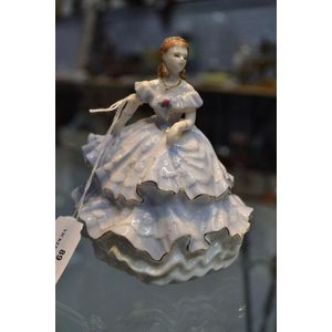 Royal Worcester Lady Emma Figure - 13cm - Royal Worcester - Ceramics