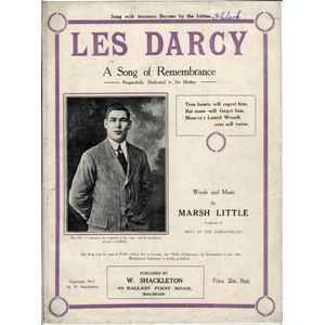 Les Darcy Collection - Sporting - Boxing - Memorabilia