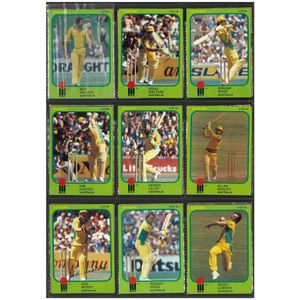 1981 Scanlens WSC Super Series Trading Cards Set - Cards - Cigarette ...