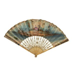 Vintage hand-held French and English lady's fans - price guide and values