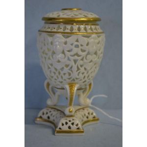 Grainger Worcester Reticulated Pot Pourri with Lid - Royal Worcester ...