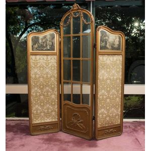 Antique English and Australian folding room screens - price guide and ...