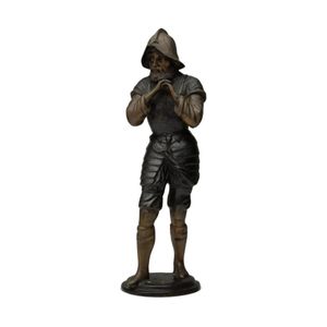 Bronze Spanish Conquistador Figure, 50.5 cm Tall - Figures/Groups ...