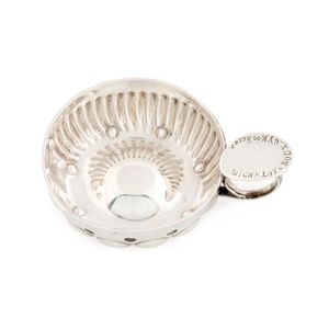 French Silver Tastevin with Swirled Fluting and Beading - Bowls ...