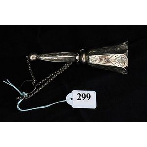 Antique sterling silver, gilt, glass posy holders - price guide and values