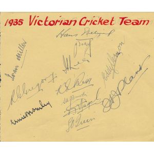 Cricket memorabilia autographs, signatures and correspondence ...