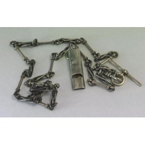 Silver Whistle Fob Chain - Necklace/Chain - Jewellery