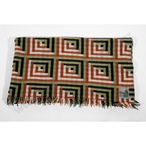 Geometric Tukutuku Inspired Wool Travel Rug - Rugs & Carpets - Textiles ...