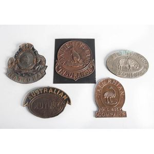 Antique or vintage fire insurance marks insurance - price guide and values