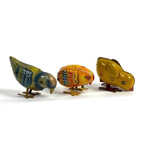 Wind-up Bird Toy Pair by Prestyn Toys Ltd - Clockwork - Toys & Models
