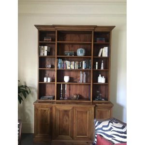 Bespoke Fruitwood Breakfront Bookcase by Robert Brown, Melbourne ...