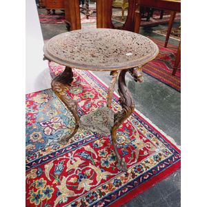 Mythical Dragon Leg Cast Iron Table - Tables - Wine and Occasional ...