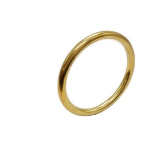 9ct Yellow Gold Bangle with Anchor Marking, Weight 15.15g - Bracelets ...