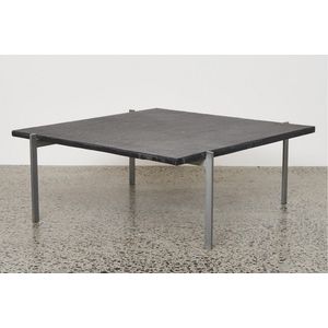 PK61 Coffee Table by Poul Kjaeholm in Dark Grey Slate - Scandinavian ...