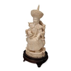 Carved Chinese ivory human figures - price guide and values