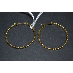 Golden Hoops: A Timeless Classic - Earrings - Jewellery