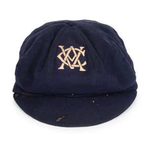 Clarrie Grimmett's V.C.A. Team Cap, Victorian Cricket Association ...