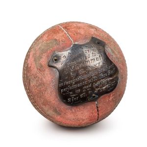 Cricket Ball Presentation to C.V. Grimmett for Outstanding Performance ...