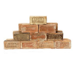 Assorted New Zealand Bricks with Makers' Marks - Structural - Zother ...