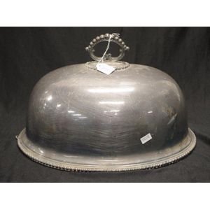 37 cm Silver Plate Food Cover - Zother - Silver Plate