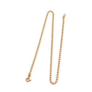 14ct Italian Gold Long Curb Chain - 40cm Length - Necklace/Chain ...