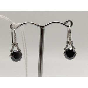 Antique-inspired Black Diamond Drop Earrings - Earrings - Jewellery