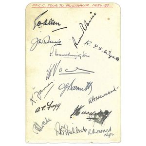 Cricket memorabilia - English team autographs and signatures - price ...