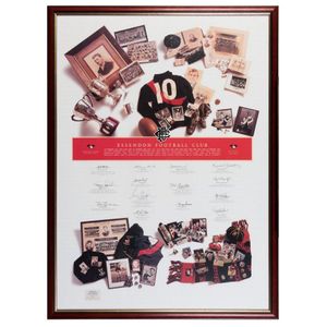 Signed Essendon Legends Poster with Hird Collection Provenance ...
