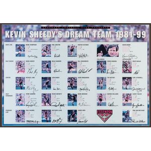 Essendon Dream Team Signed Poster - Sporting - AFL/VFL - Memorabilia