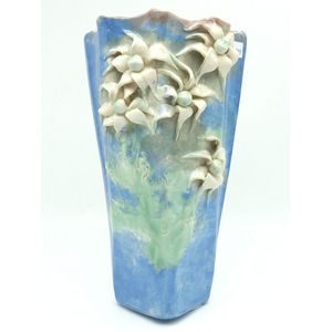 Castle-Harris Glazed Wall Pocket Vase with Wildflowers - Castle-Harris ...